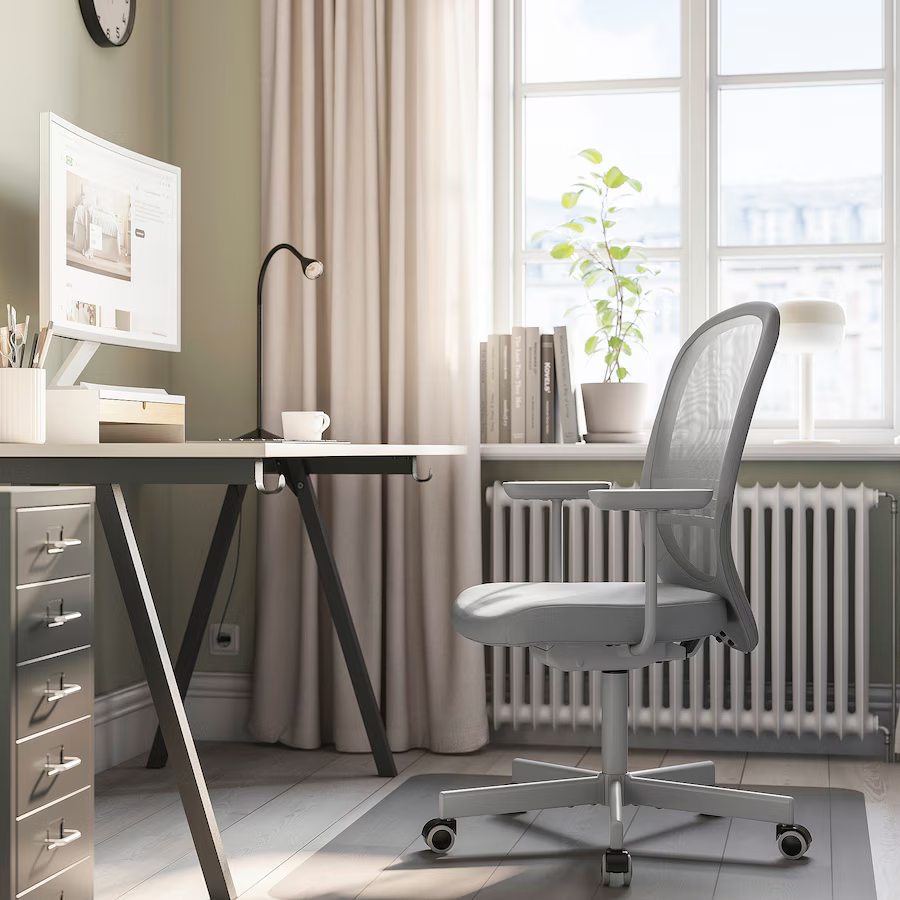 FLINTAN SILLA ESCRITORIO GRIS – Essenciadeco